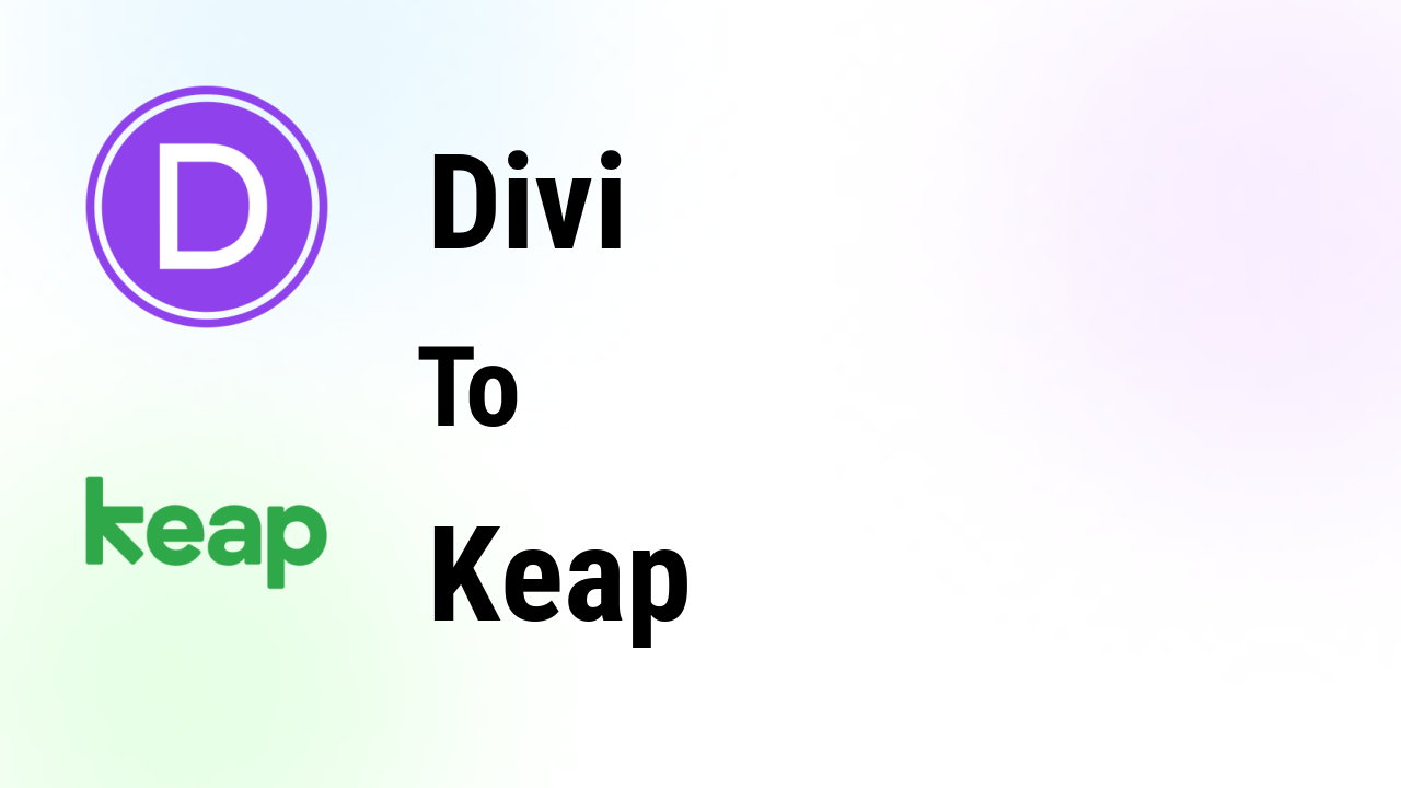 Automate Divi With Keap Integration Bit Apps