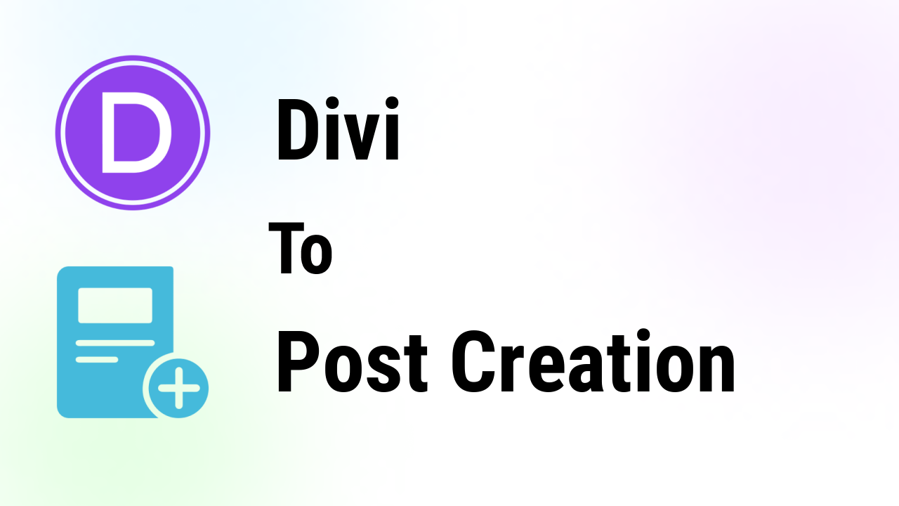Connect Divi With Post Creation Integration In Less Than 2 Minutes Bit Apps