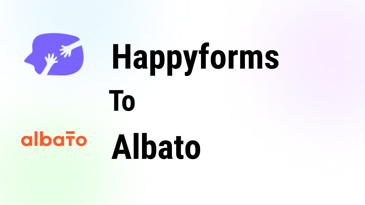 How To Integrate Happyforms With Albato Only 2 Easy Steps Bit Apps