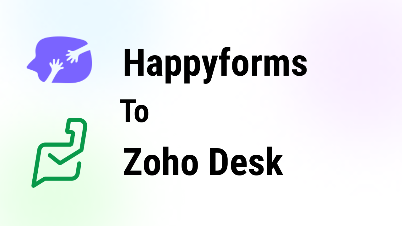 Connect Happyforms With Zoho Desk Integration In Less Than 2 Minutes
